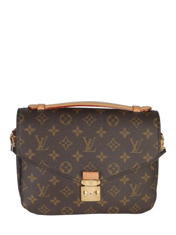 LOUIS VUITTON Monogram Canvas Pochette Metis - Brown