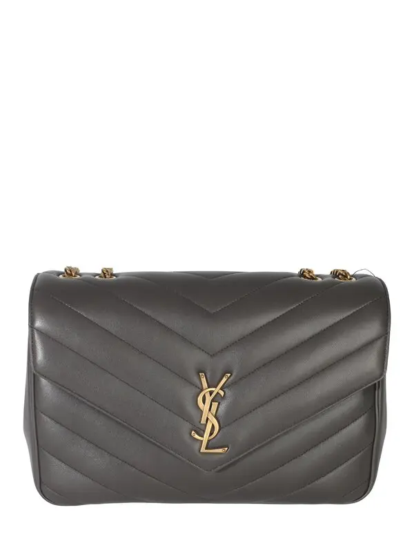 Saint Laurent Loulou Bag - Gray