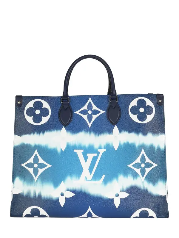 LOUIS VUITTON Monogram Escale Canvas Onthego Gm - Blue