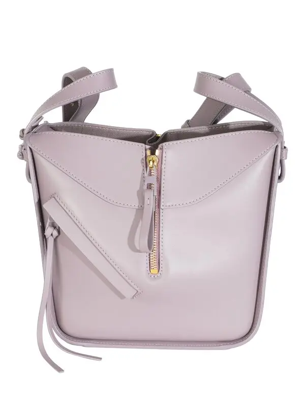 Loewe Calfskin Hammock Compact Shoulder Bag - Purple