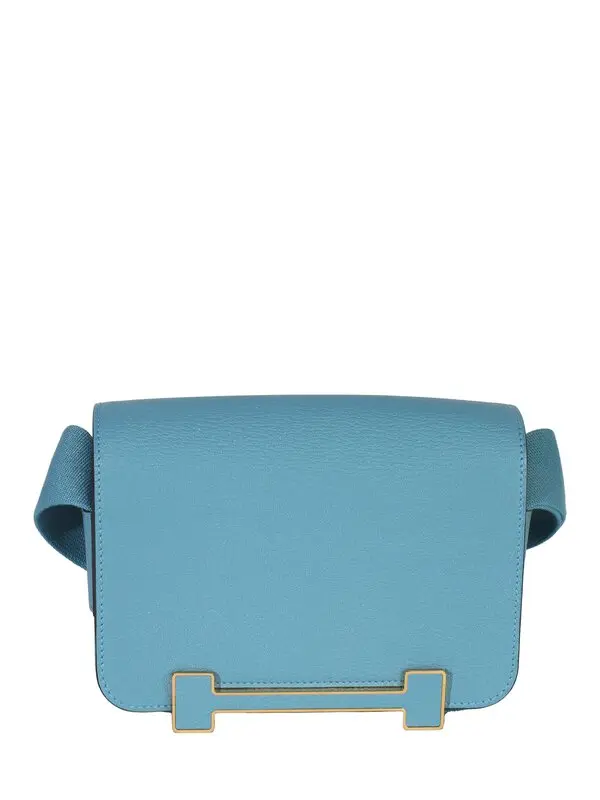 Hermès Jean Chevre Mysore Geta Bag - Blue