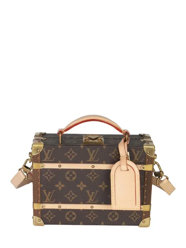 LOUIS VUITTON Monogram Canvas Handle Trunk - Brown