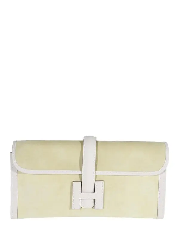 Hermès Mimosa Veau Doblis & Craie Swift Jige Elan 29 - Green