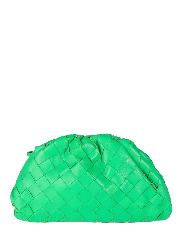 Bottega Veneta Nappa Intrecciato Pouch - Green