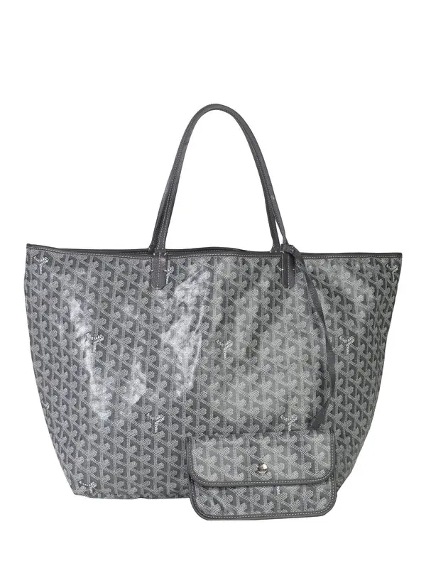 Goyard Grey Goyardine Canvas Saint Louis Gm - Gray