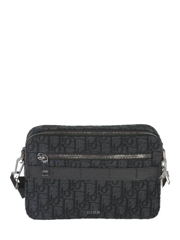 Dior Oblique Jacquard Safari Messenger - Black