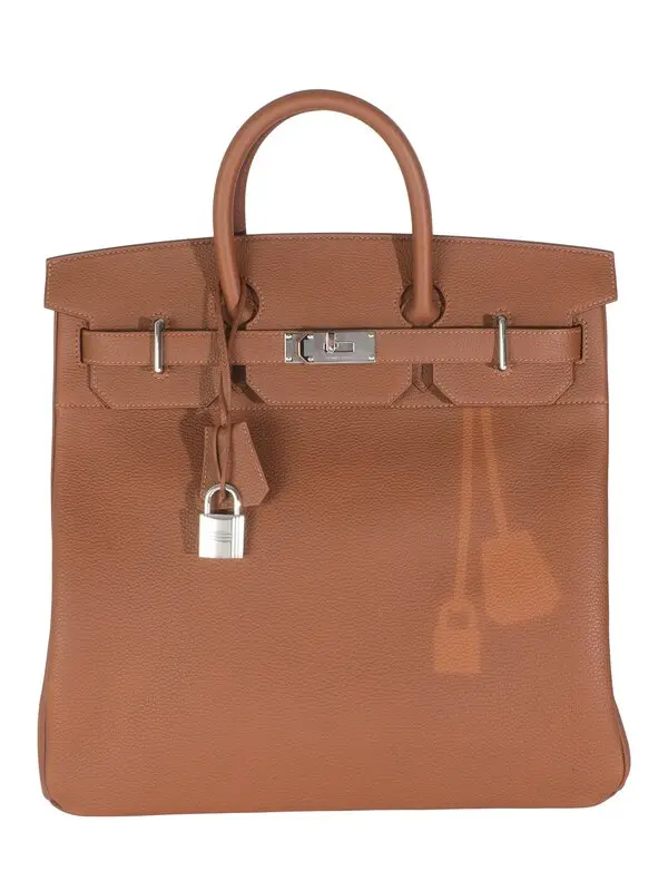 Hermès Gold Togo Cuop De Soleil Hac Birkin 40 Phw - Brown