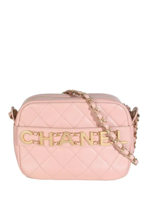 Chanel Quilted Camera Bag - Pink