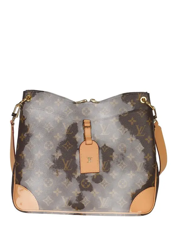 LOUIS VUITTON Monogram Canvas Odeon Pm - Brown
