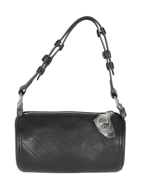 Gucci Diagonal Quilted Leather Blondie Shoulder Bag - Black