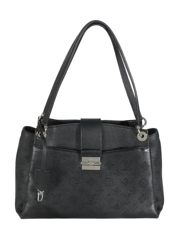 LOUIS VUITTON Monogram Mahina Sevres Bag - Black