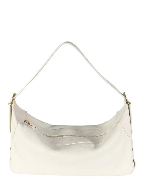 Celine Supple Calfskin Romy Bag - White
