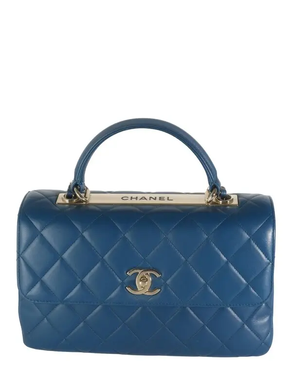 Chanel Trendy Top Handle Bag - Blue