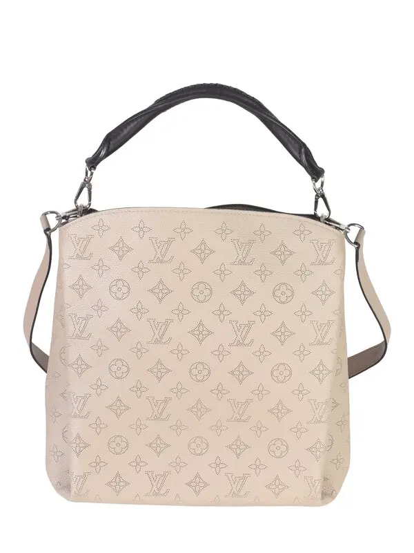 LOUIS VUITTON Galet Monogram Mahina Babylone With Strap & Handle - Gray