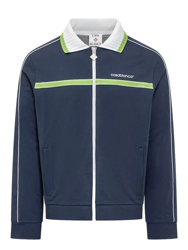 Casablanca Round Track Jacket - Blue