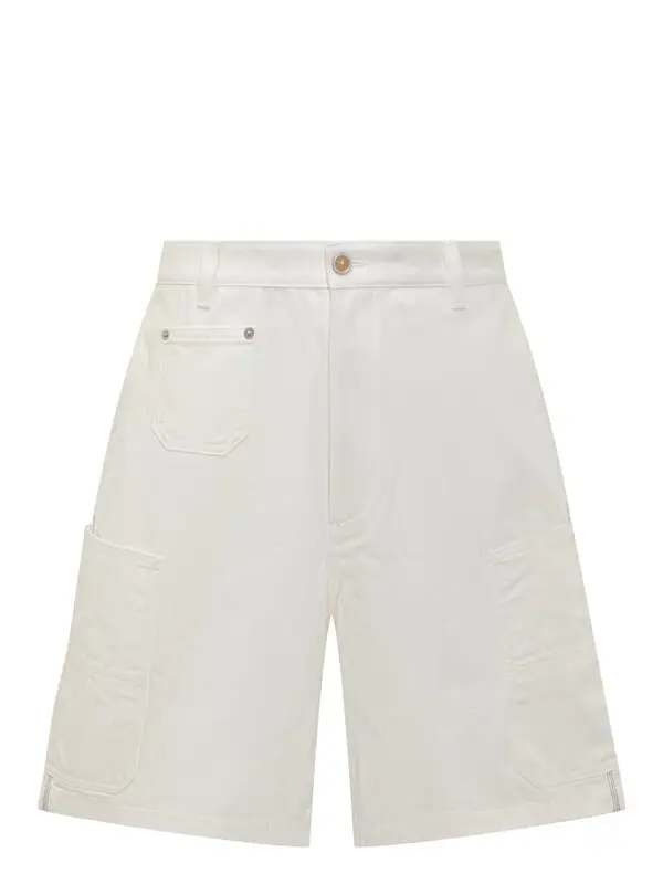 Givenchy Cargo Bermuda Shorts - White