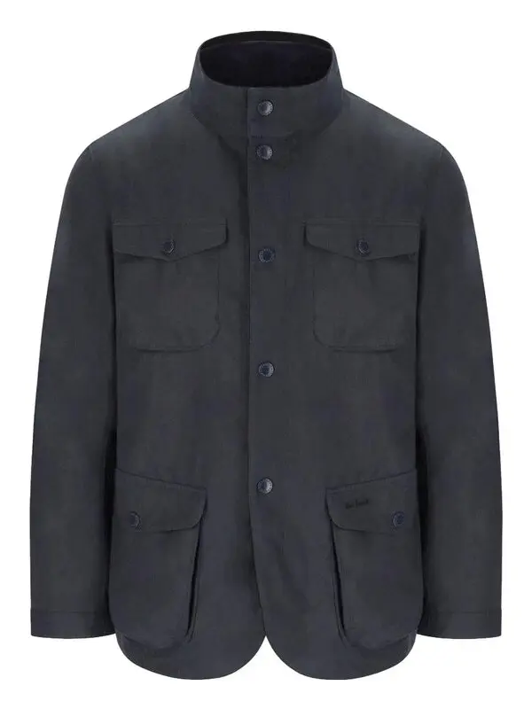 Barbour Ogston Wax Jacket - Blue
