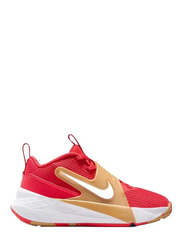 Nike Team Hustle D 12 Sneakers - University Red/metallic Gold/bright Crimson
