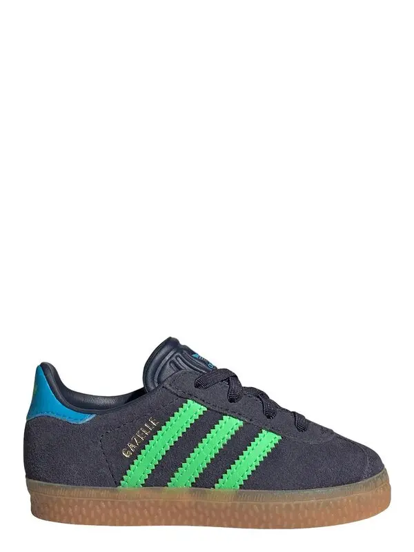 Adidas Gazelle Comfort Closure - Shadow Navy Blue/screaming Green/lucid Aquamarine