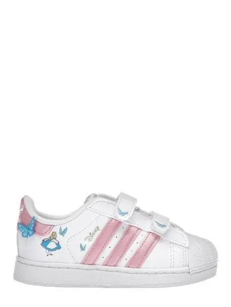 Adidas Superstar Ii Comfort Closure Disney - Cloud White/light Pink/lucid Aquamarine