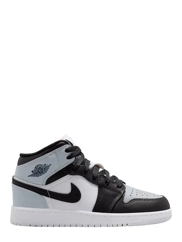 JORDAN 1 Mid Sneakers - Black/aura/squadron Blue