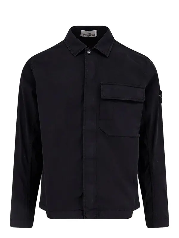 Stone Island Organic Cotton Shirt - Black
