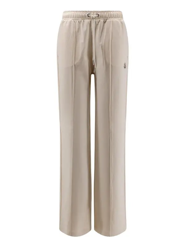 Moncler Cotton Jogging Trousers - Beige