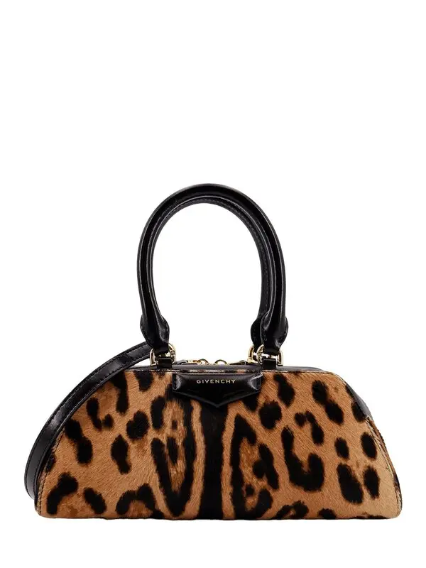 Givenchy Antigona East West Mini Pony Skin Crossbody Bag - Animal Print