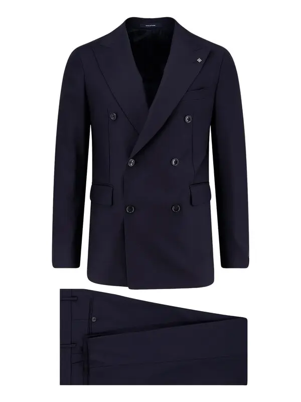 Tagliatore Virgin Wool Suit - Blue