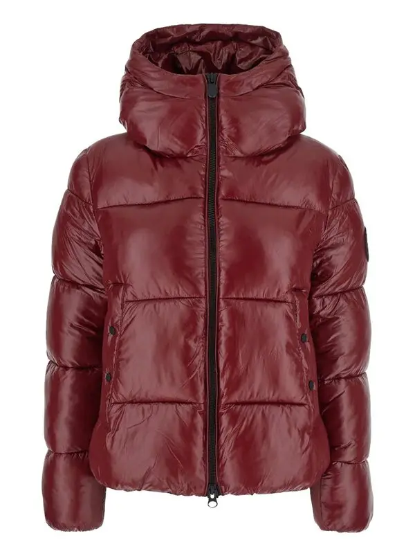 SAVE THE DUCK Biddy Down Jacket With Hood - Red