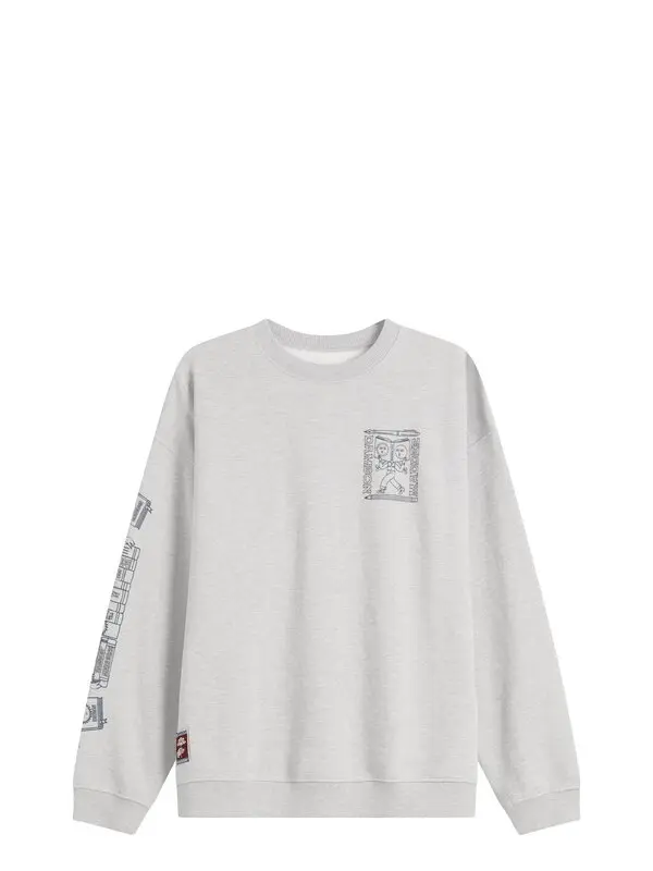 DAMSON MADDER The Reader Sweatshirt - Grey