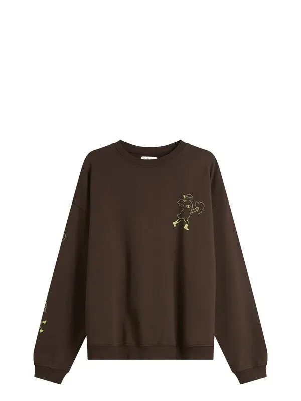 DAMSON MADDER Apple Peel Sweatshirt - Brown