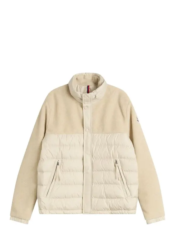 Moncler Mistral Teddy Fleece Jacket - Beige