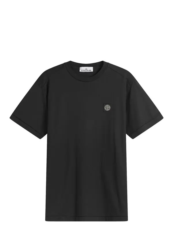 Stone Island Patch Logo T-shirt - Black