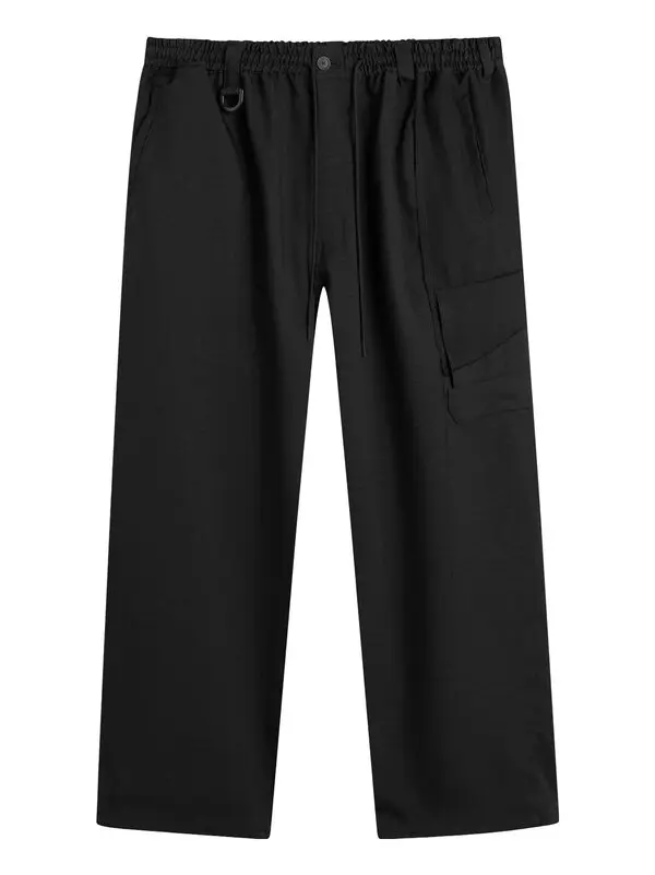 Y3 Tailored Wide Leg Pant - Black