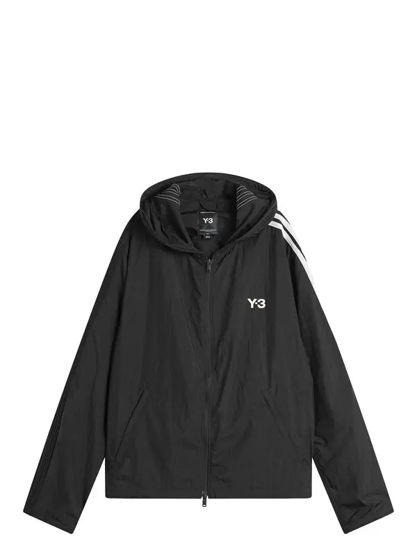 Y3 Wired Hooded Jacket - Black