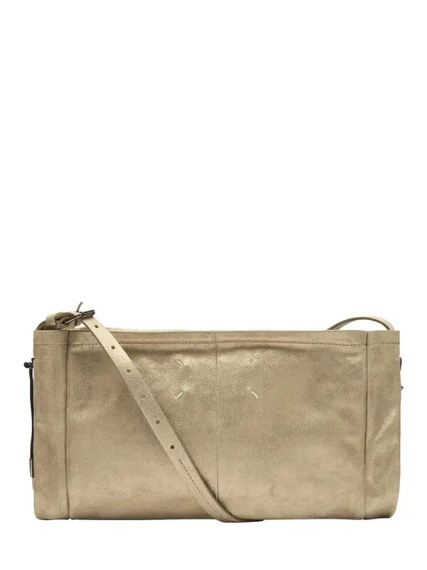 MAISON MARGIELA Horizontal Baguette Bag - Cream Gold