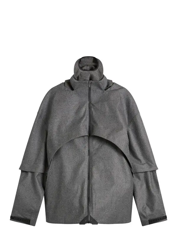 Nike X Nocta Code Flow Jacket - Grey Heather/dark Grey