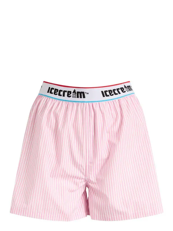 ICECREAM Soft Serve Boxer Shorts - Pink Stripe