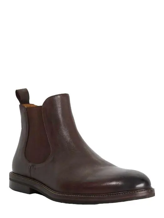 Dune London Maisen Plain Toe Chelsea Boot - Brown