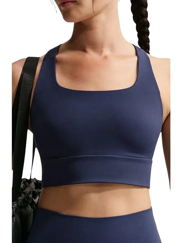 Nike Zenvy Light-support Sports Bra - 410 Mnnavy/white