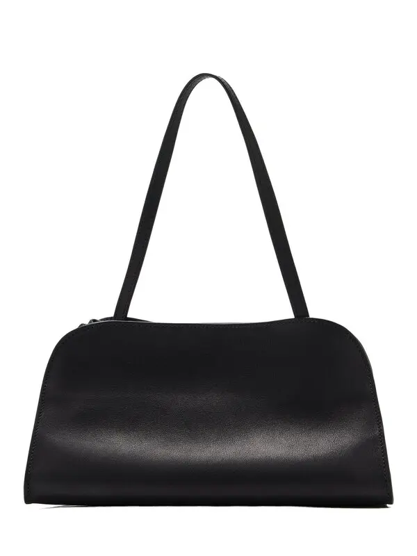 THE ROW Peggy Leather Clutch - Black