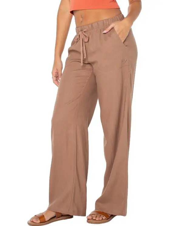 Roxy Lagoon Cover-up Pants - Brownie
