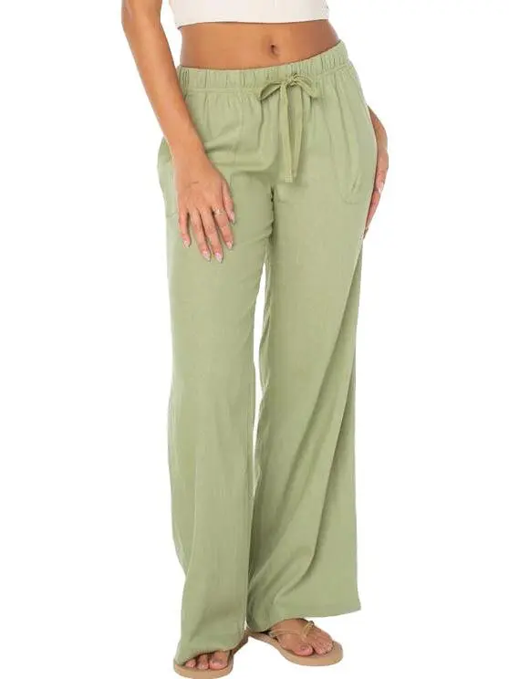 Roxy Lagoon Cover-up Pants - Sage