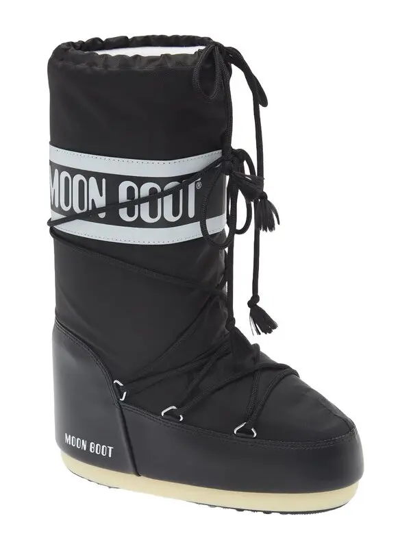 MOON BOOT® Icon Water Repellent Boots - Black