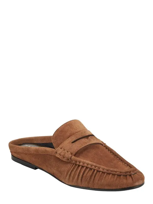 Marc Fisher Jaynie Loafer Mule - Medium Natural