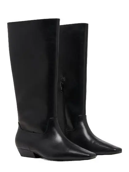 THERAPY AUSTRALIA Xavier Tall Boots - Black Smooth Pu
