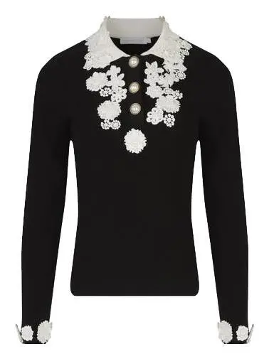 Anne Fontaine Sweetie Knit Pullover - Black