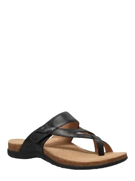 TAOS Perfect Toe Loop Sandal - Black