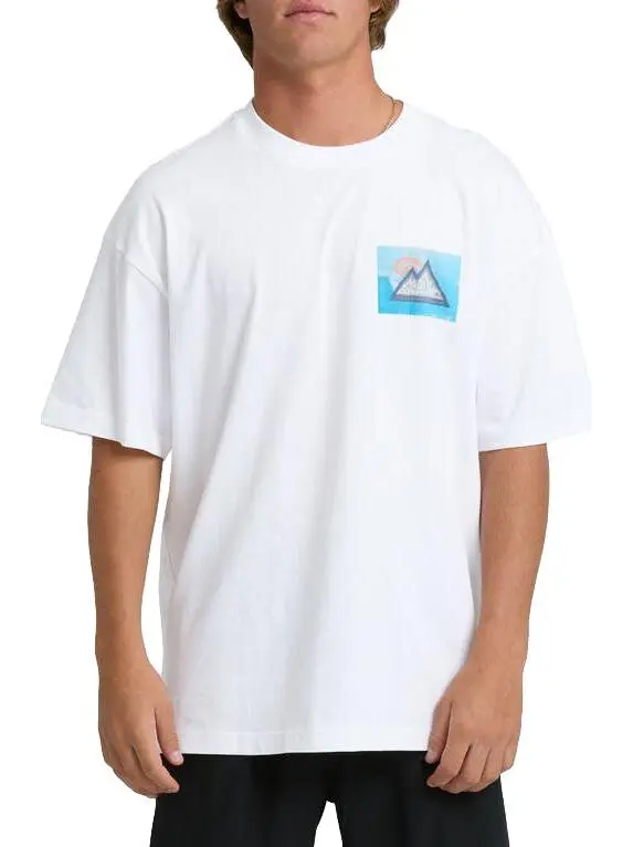 BILLABONG Moments Adventure Division Og Fit Cotton Graphic T-shirt - White